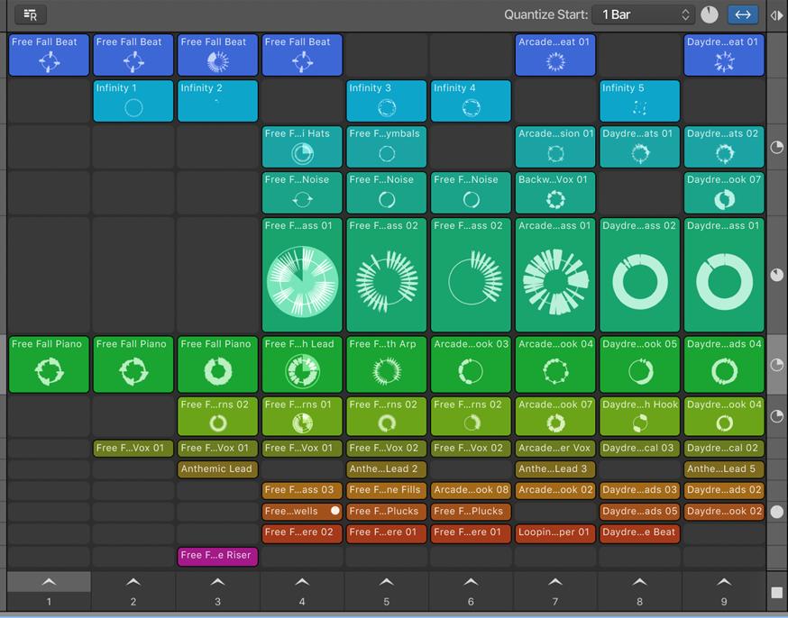 Apple - 새로운 Logic Pro X로 보이는 스크린샷 유출 - Live Loops, Remix FX - 소식 - 미디톡