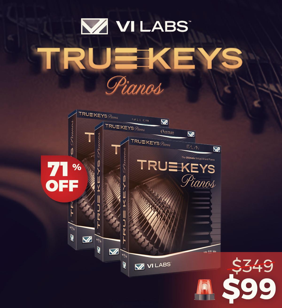 (종료) audioplugin.deals - VI Labs True Keys Piano 번들 71% 할인 - 할인/무료 정보 - 미디톡